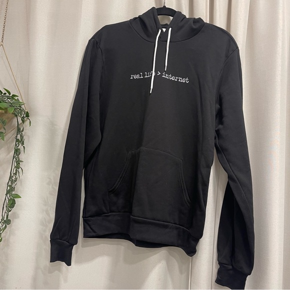 Russ | Shirts | Russ Merch Real Life The Internet Black Hoodie | Poshmark